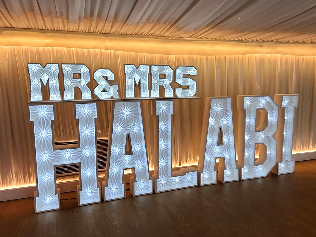 Hire Items Catalogue - Event Decor Hire - Light Up Love